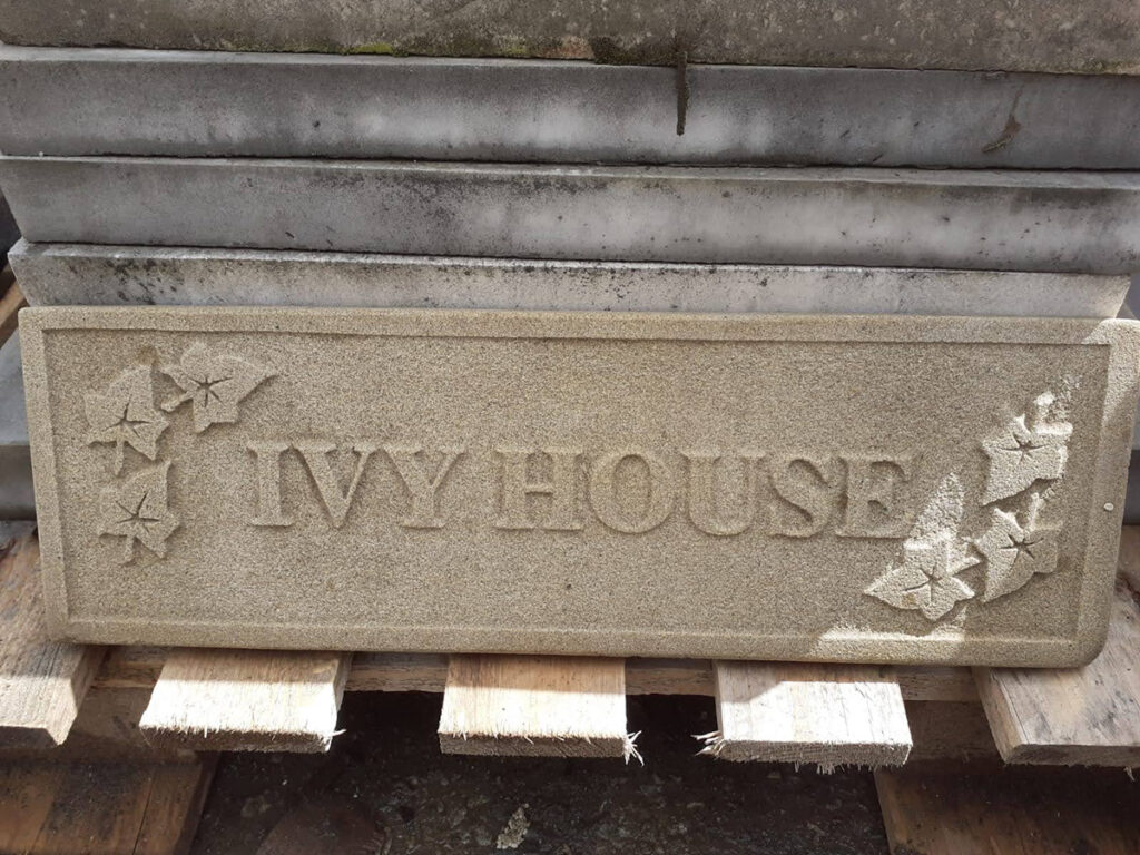 Handmade Bespoke and Custom Stone House Signs - Call Today!